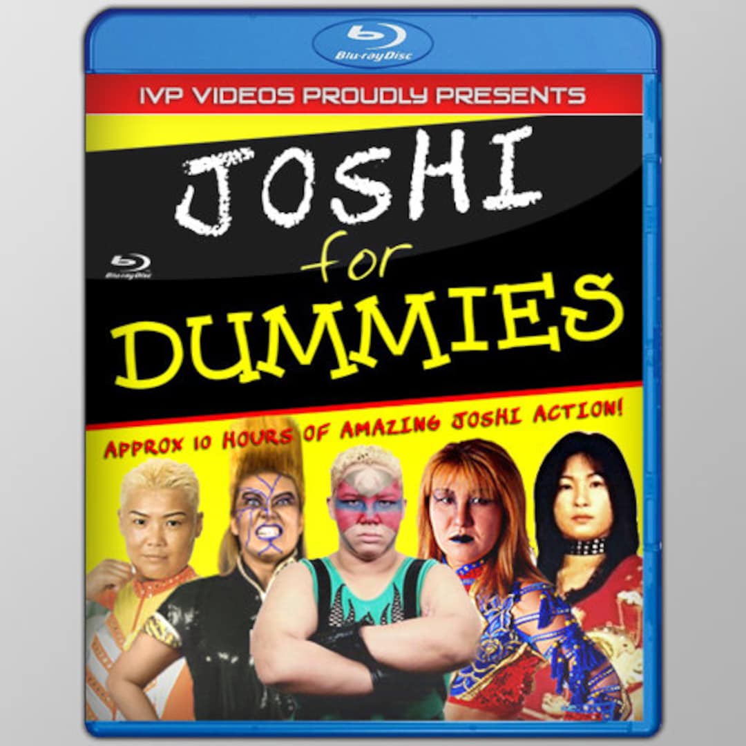 Joshi for Dummies Blu-ray With Cover Art Pro Wrestling Women - Etsy