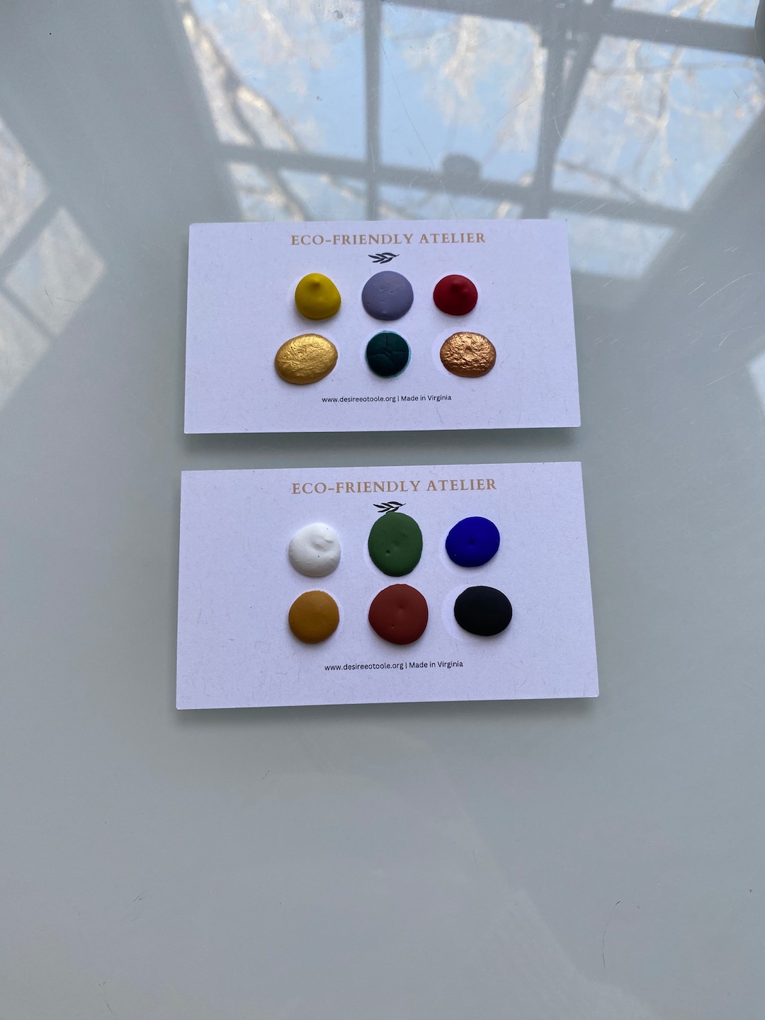 Watercolor Dot Cards - Etsy