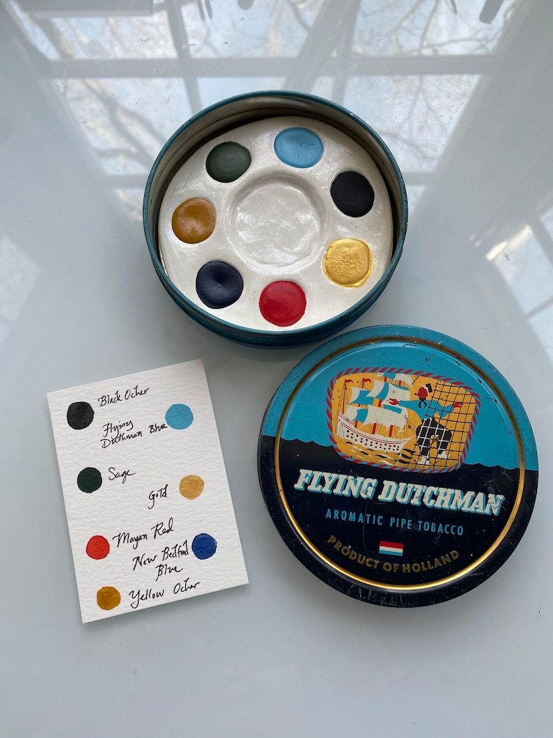 Flying Dutchman Vintage Watercolor Palette - Etsy