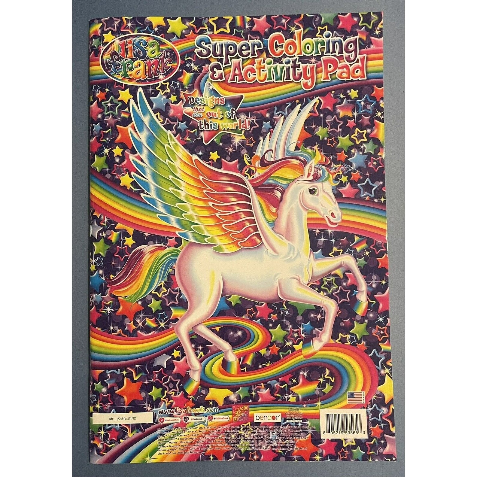 Lisa Frank Super Coloring & Activity Pad Designs That Are Out of This ...