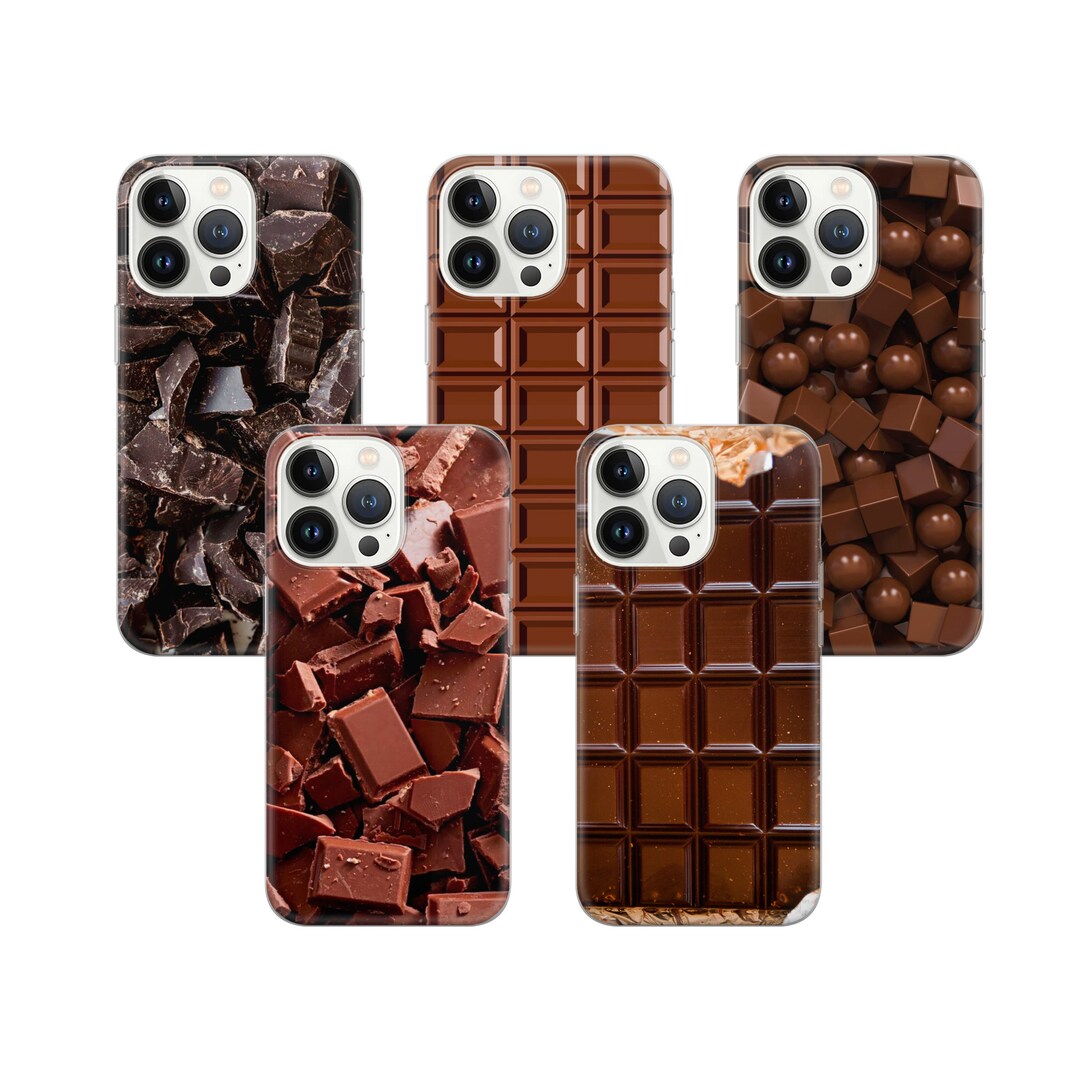 Chocolate Phone Case Aesthetic Cover for Pixel 8 7 6A, iPhone 15 14 13 ...