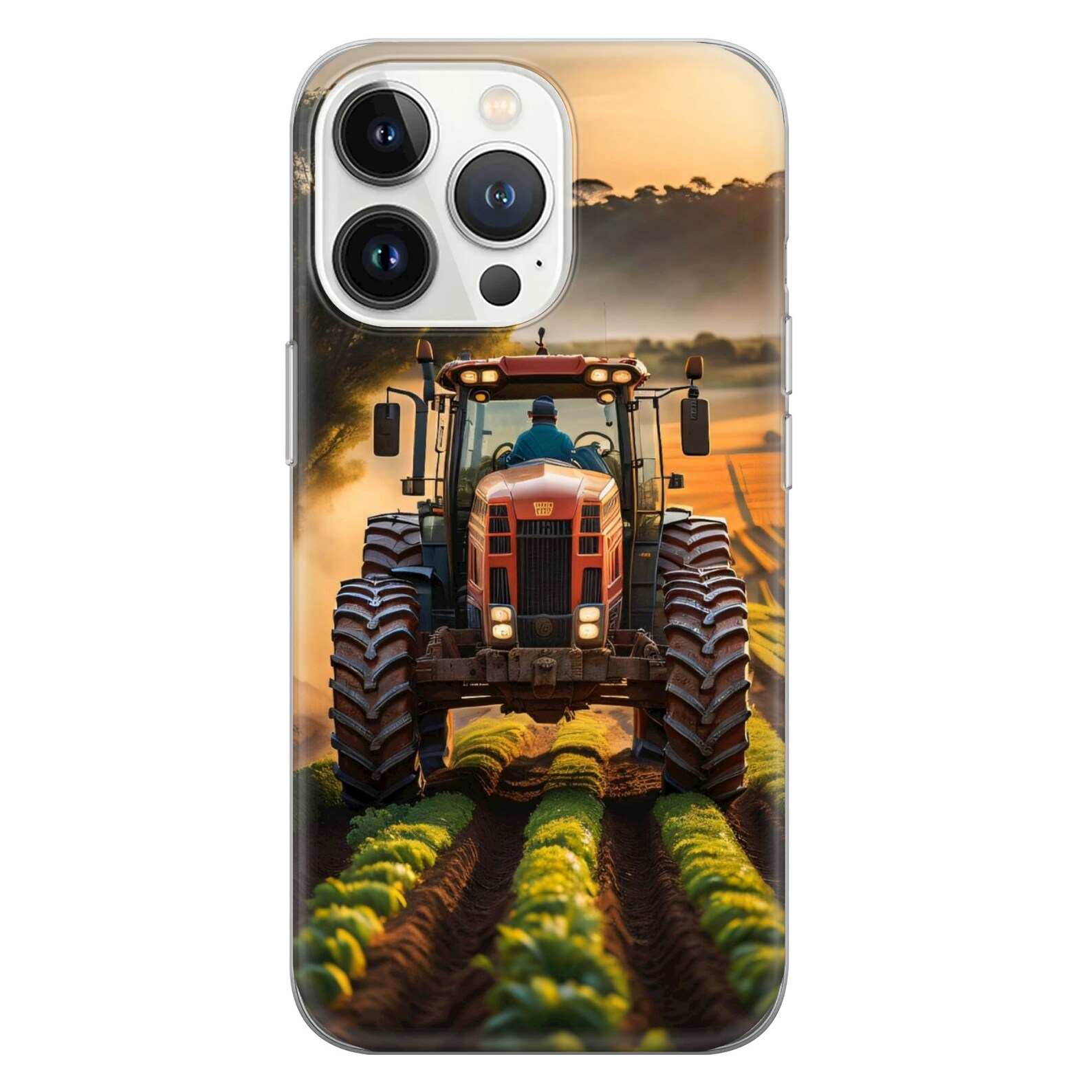 Tractor Agriculture Phone Case Fields Farmer Cover for iPhone 15 14 13 ...