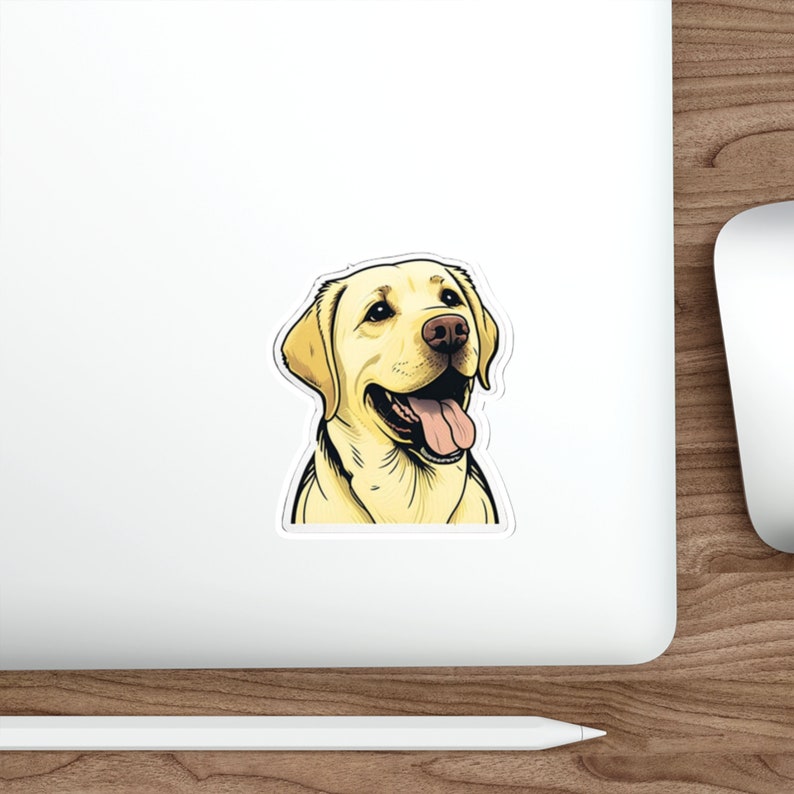 Yellow Lab Dog Decal - Weather-resistant Vinyl - Etsy