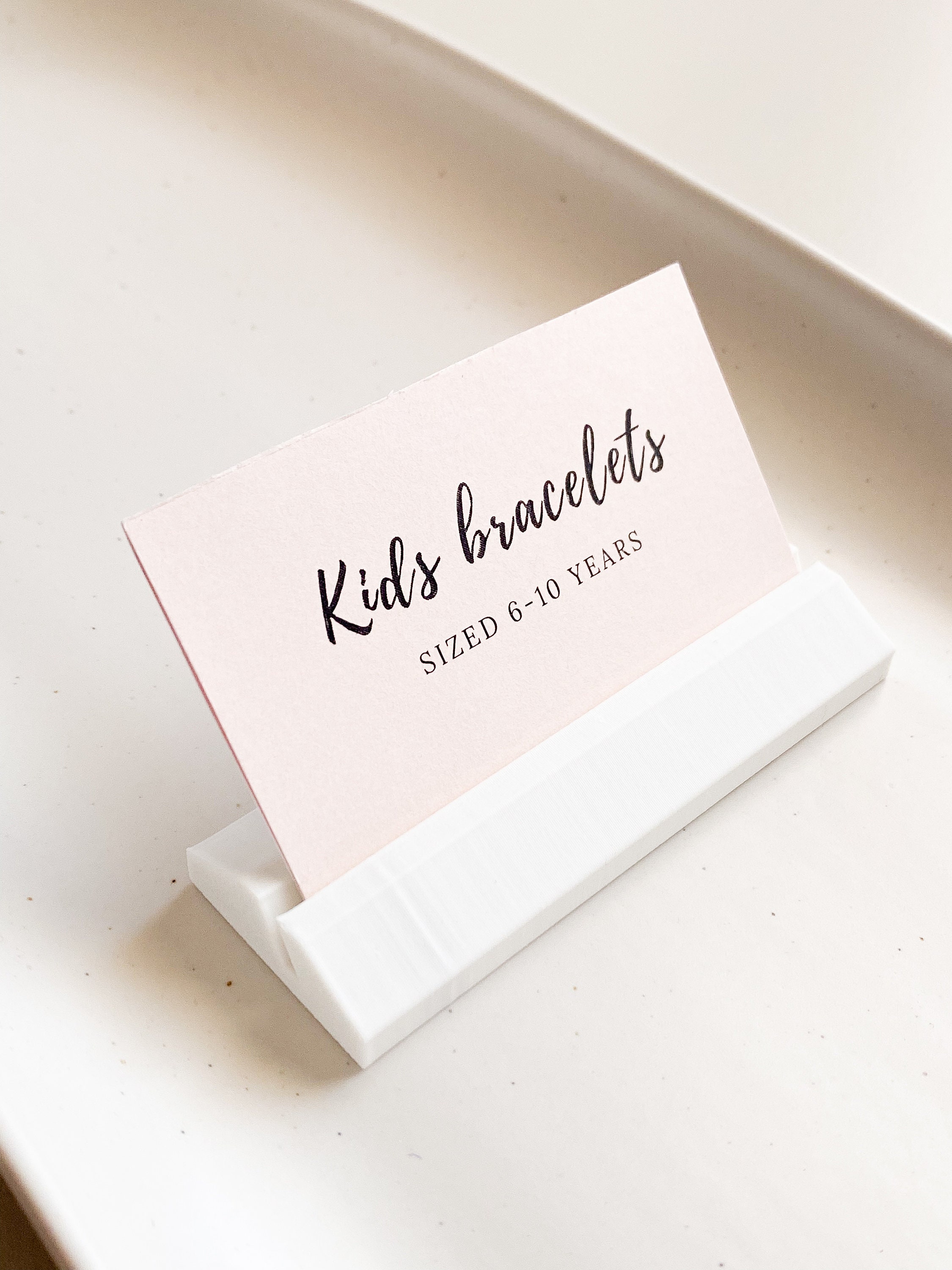 Signage Display Stand • Price Tag Holder • Business Card Holder ...