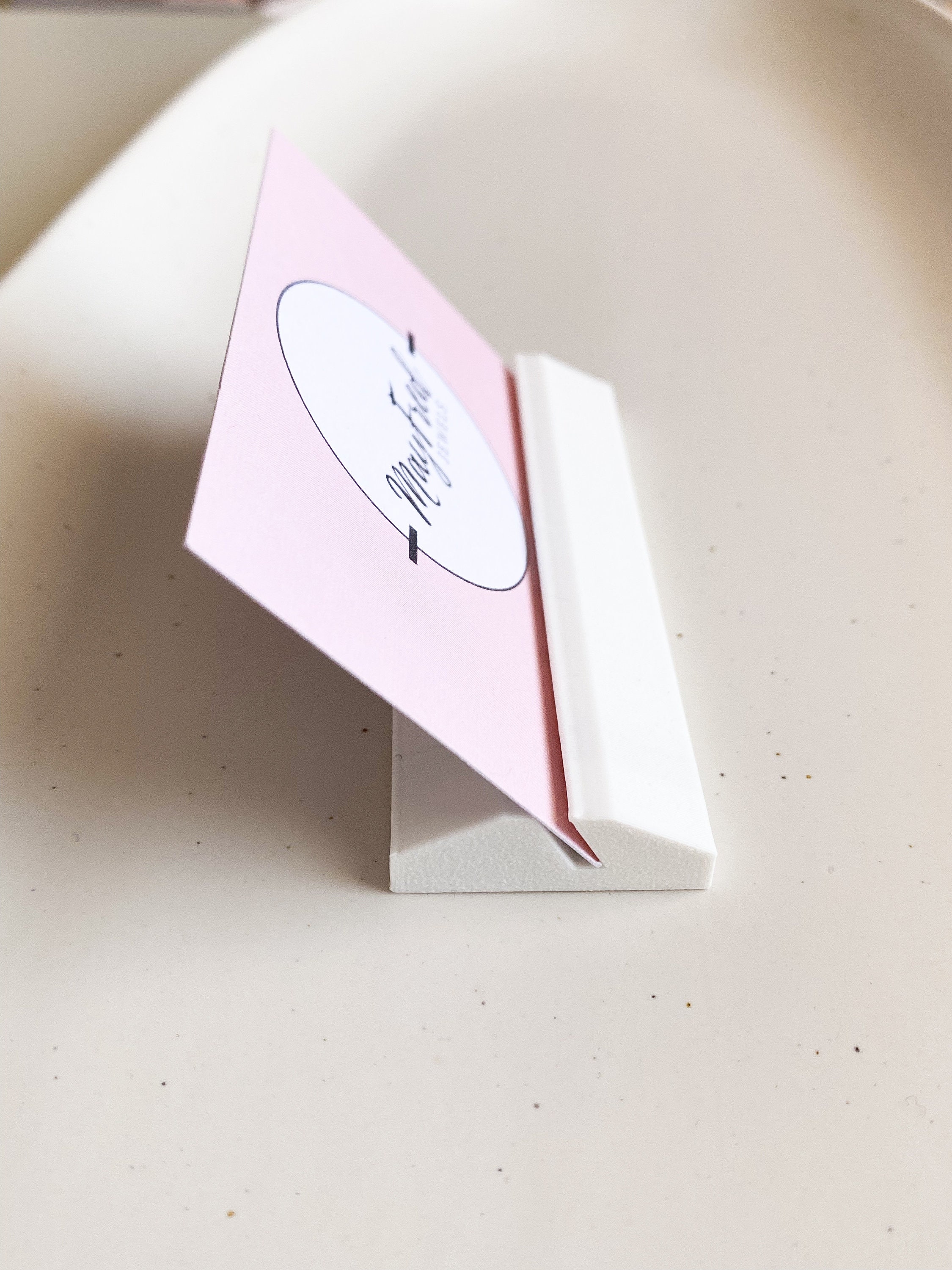 Signage Display Stand • Price Tag Holder • Business Card Holder ...