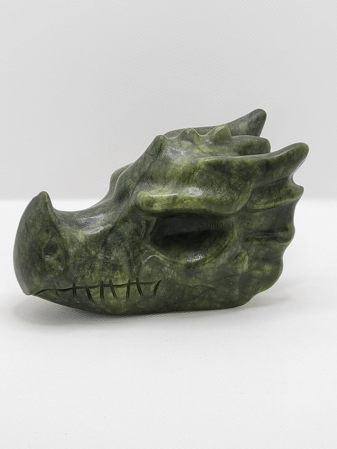 2lb JADE Dragon Head! - Etsy