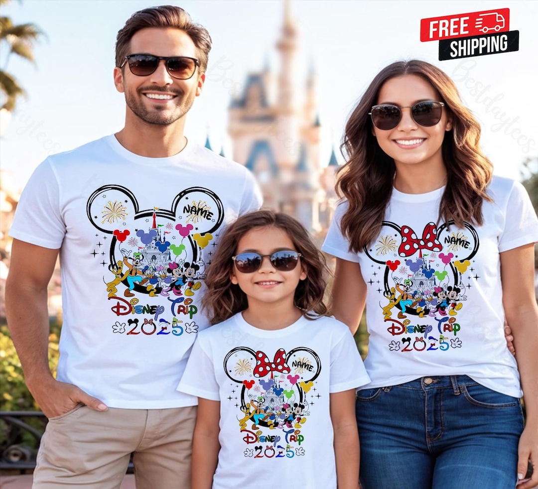 Custom Disney Trip Shirts, Disneyworld Shirts, Disney Vacation T-shirt, Disney Couple Shirt ...