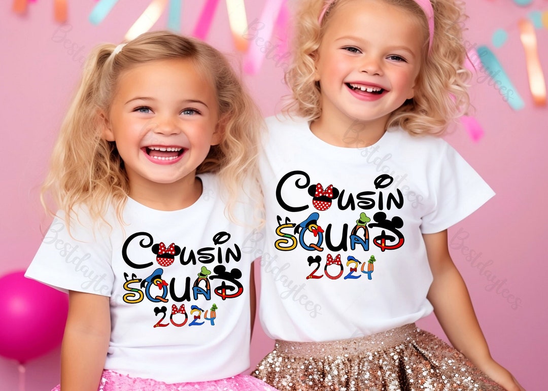 Mickey and Minnie Cousin Squad Shirts, Matching Disney Cousin Shirts ...