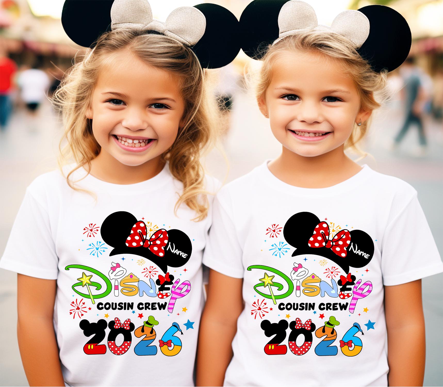 Matching Disney Cousin Shirts, COUSIN CREW Sunglasses Mickey Mouse ...