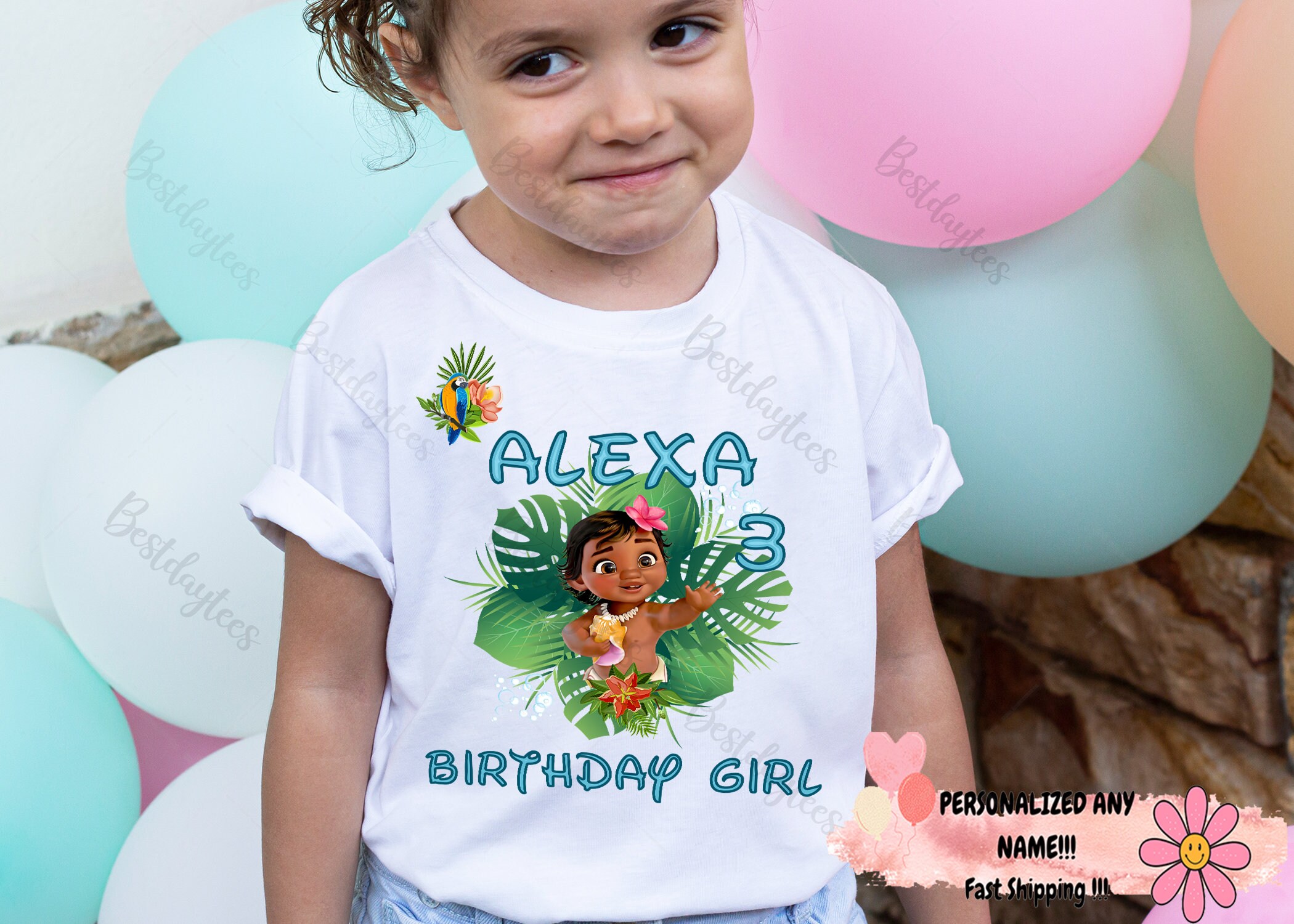 Moana Birthday Shirt Moana Family Matching Birthday T-shirts - Etsy