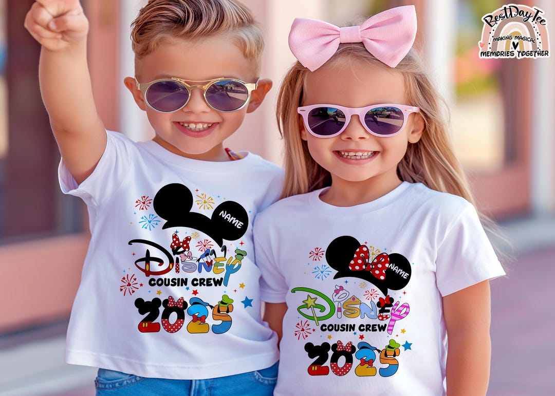 Matching Disney Cousin Shirts, COUSIN CREW Sunglasses Mickey Mouse ...