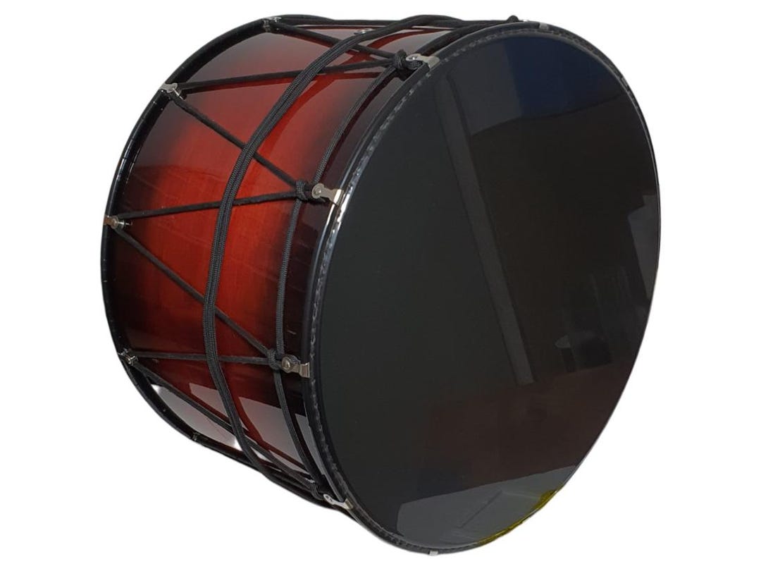 Turkish Azeri Kurdish Davul Tupan Drum 16" | Modern Red & Black - Etsy