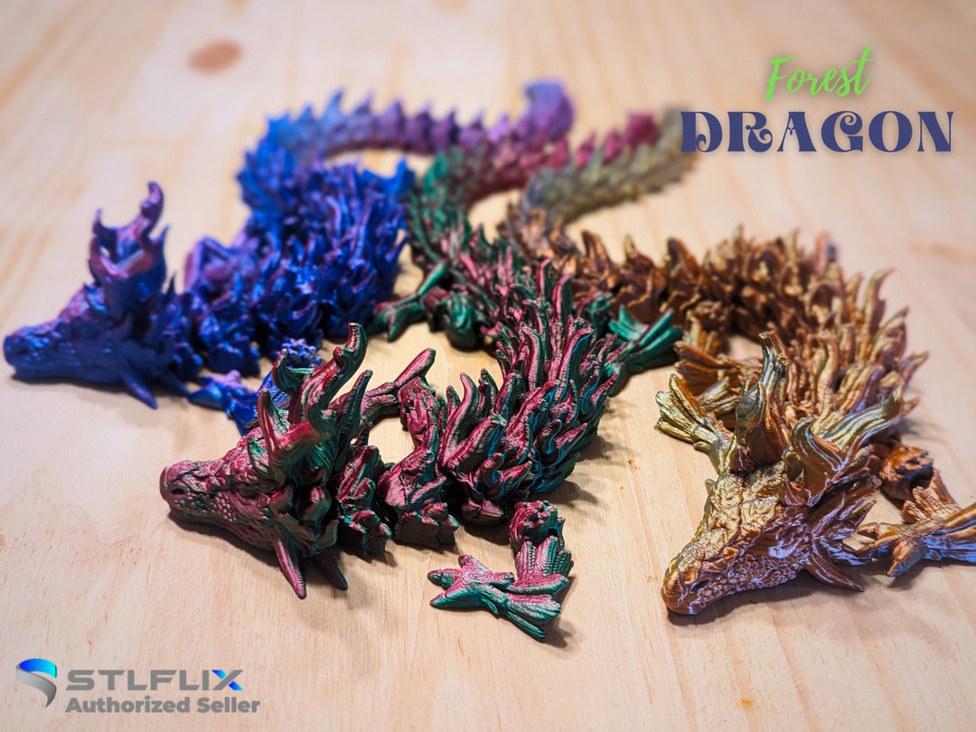 Forest Dragon (stlflix Original Design) - Etsy