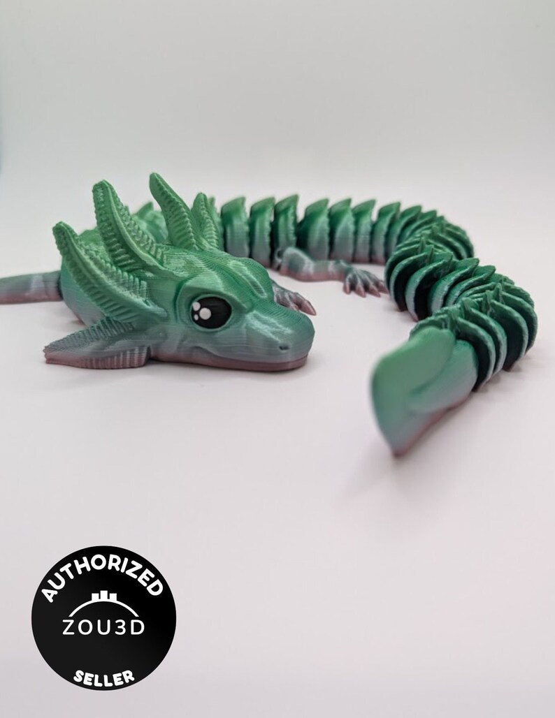 Axolotl Dragons ZOU3D Original Design - Etsy