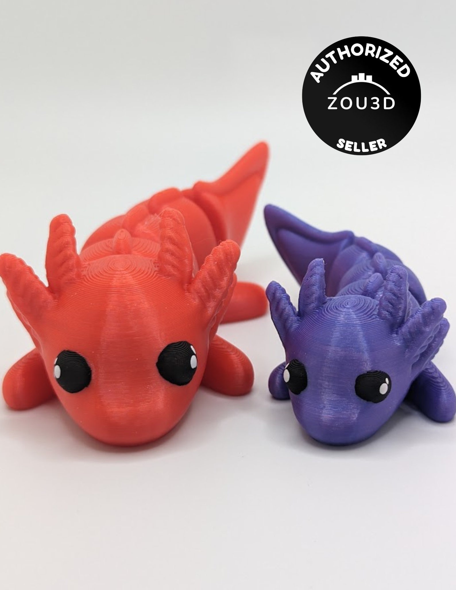 Baby Axolotl ZOU3D Original Design - Etsy