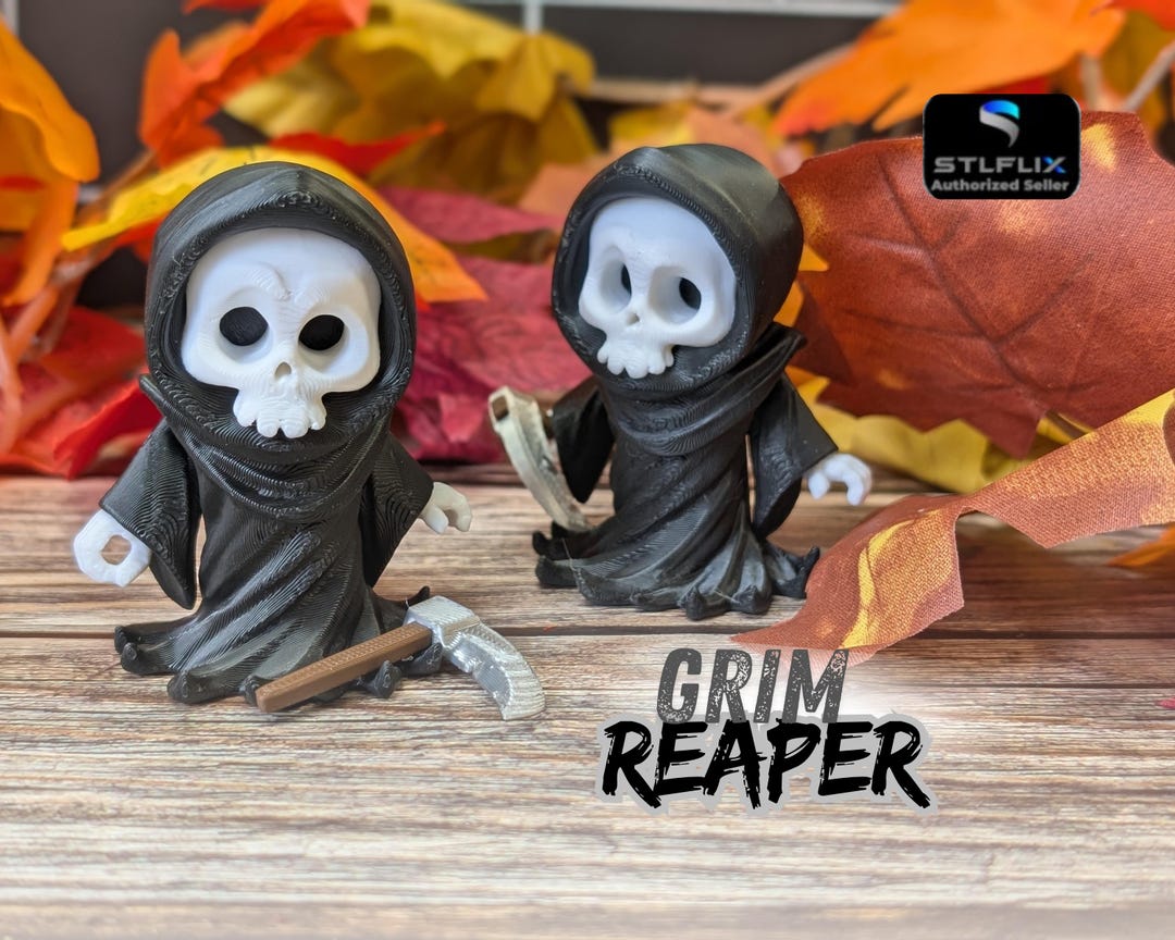 Grim Reaper Articulating Fidget - Etsy