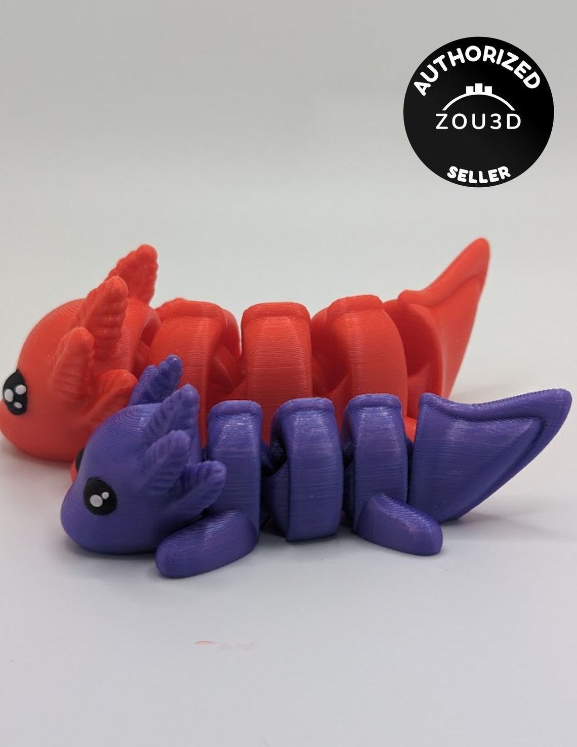 Baby Axolotl ZOU3D Original Design - Etsy
