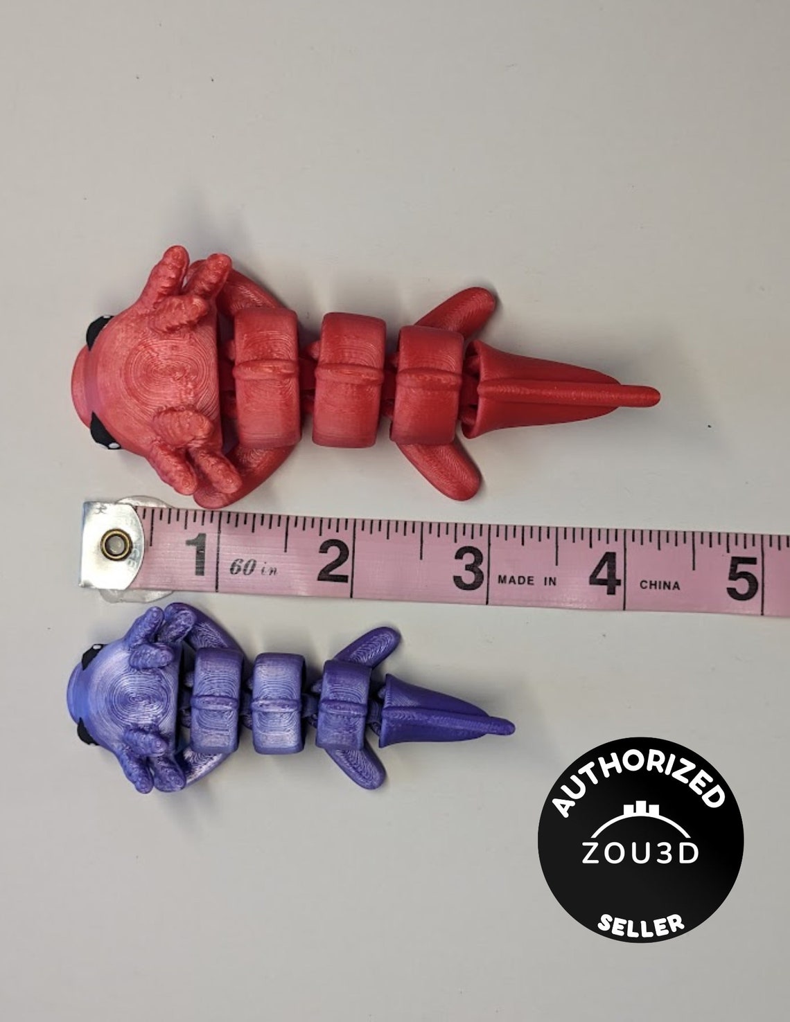 Baby Axolotl ZOU3D Original Design - Etsy