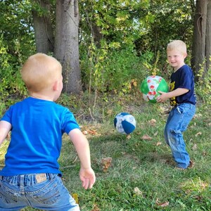 STRETCHY! Orange and Teal Southwest Balloon Cover Toy - Etsy