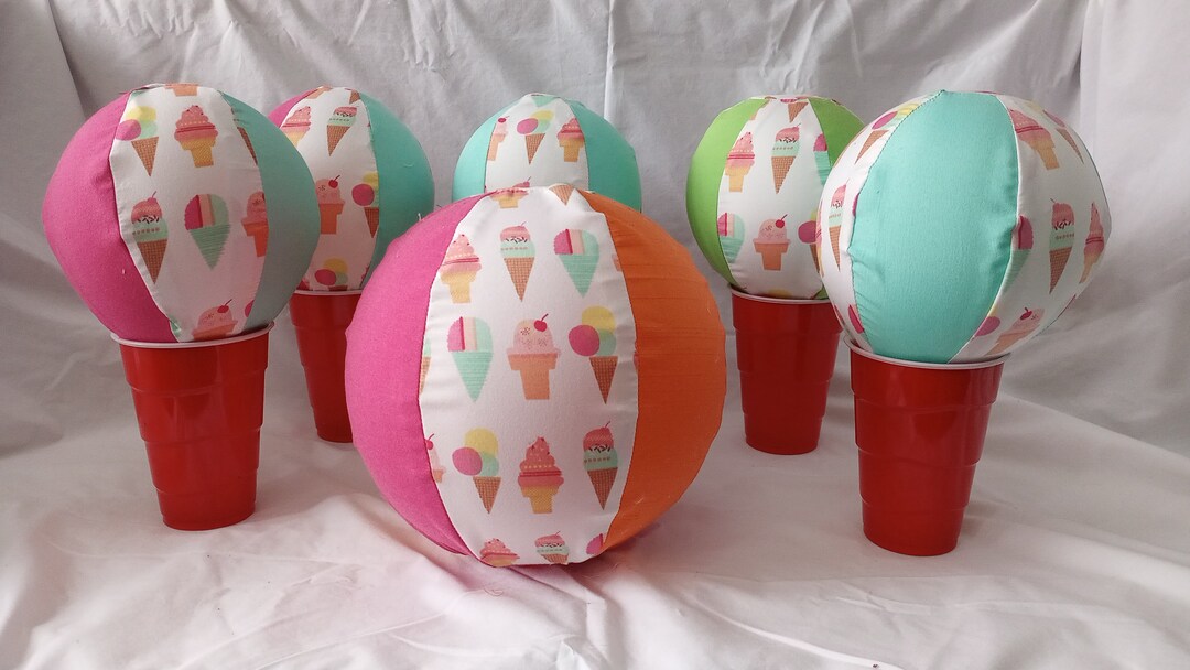 Birthday Party Favor Balloon Covers, Ice Cream Cone Design - Etsy