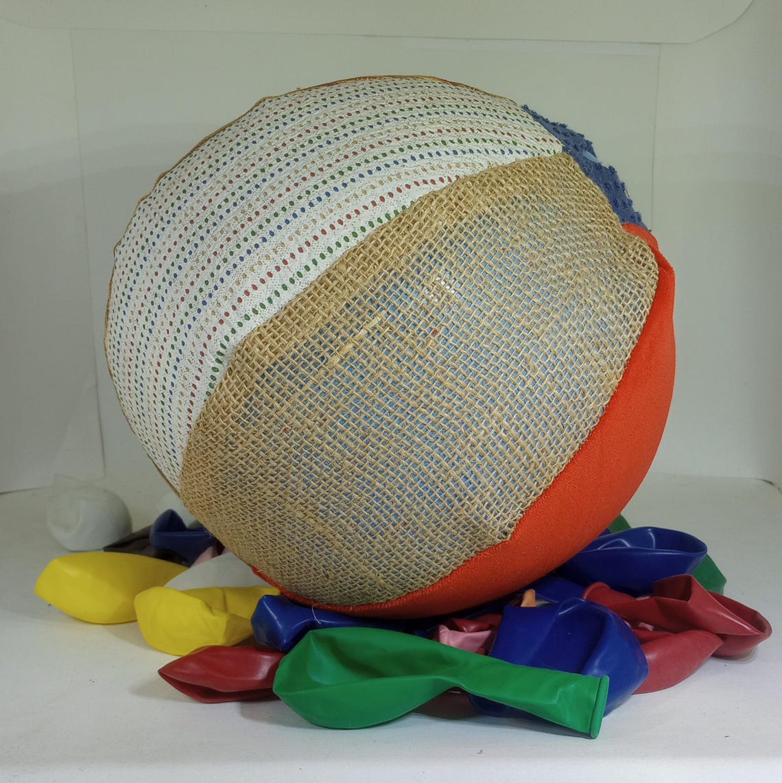 Sensory Balloon Cover With a Variety of Fabric Panels. Balloon Cover ...