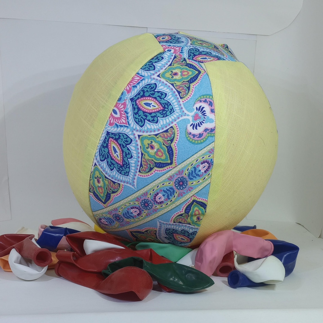 Corgi Dog Toy! Heavy Duty Fabric Balloon Cover Toy, Blue and Yellow - Etsy
