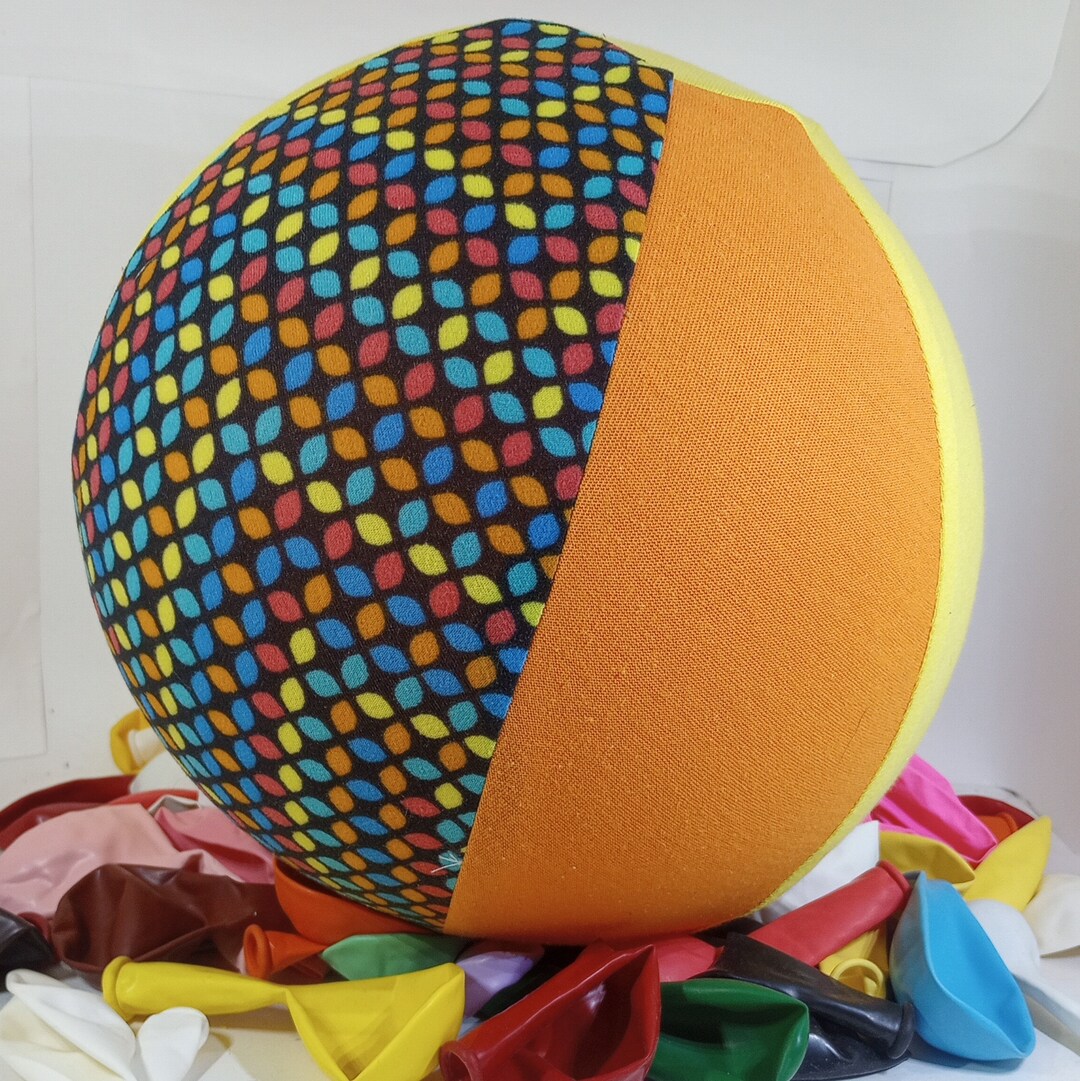 STRETCHY! Orange Yellow Stained Glass Look Balloon Cover Toy - Etsy