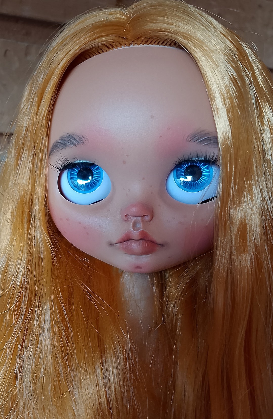 Blythe Custom Ooak Faceplate. Only Faceplate and Back Plate N111 - Etsy