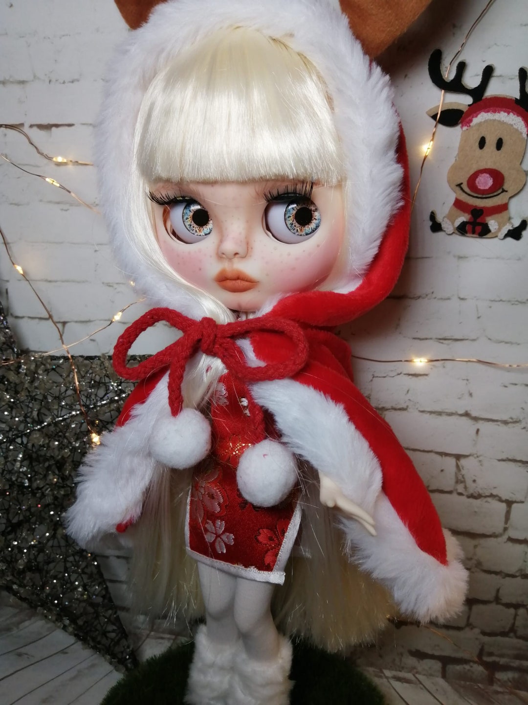 Custom Blythe Doll,ooak,gift,christmas Gift,doll Blythe Clothes,joint ...