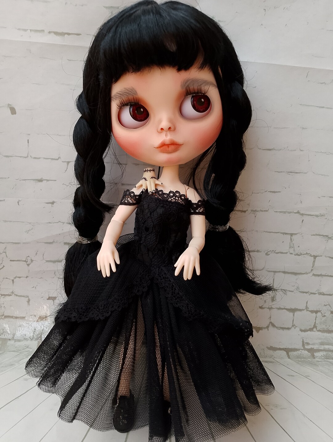 PREORDER Wednesday Addams Blythe Customization Service, Blythe ...