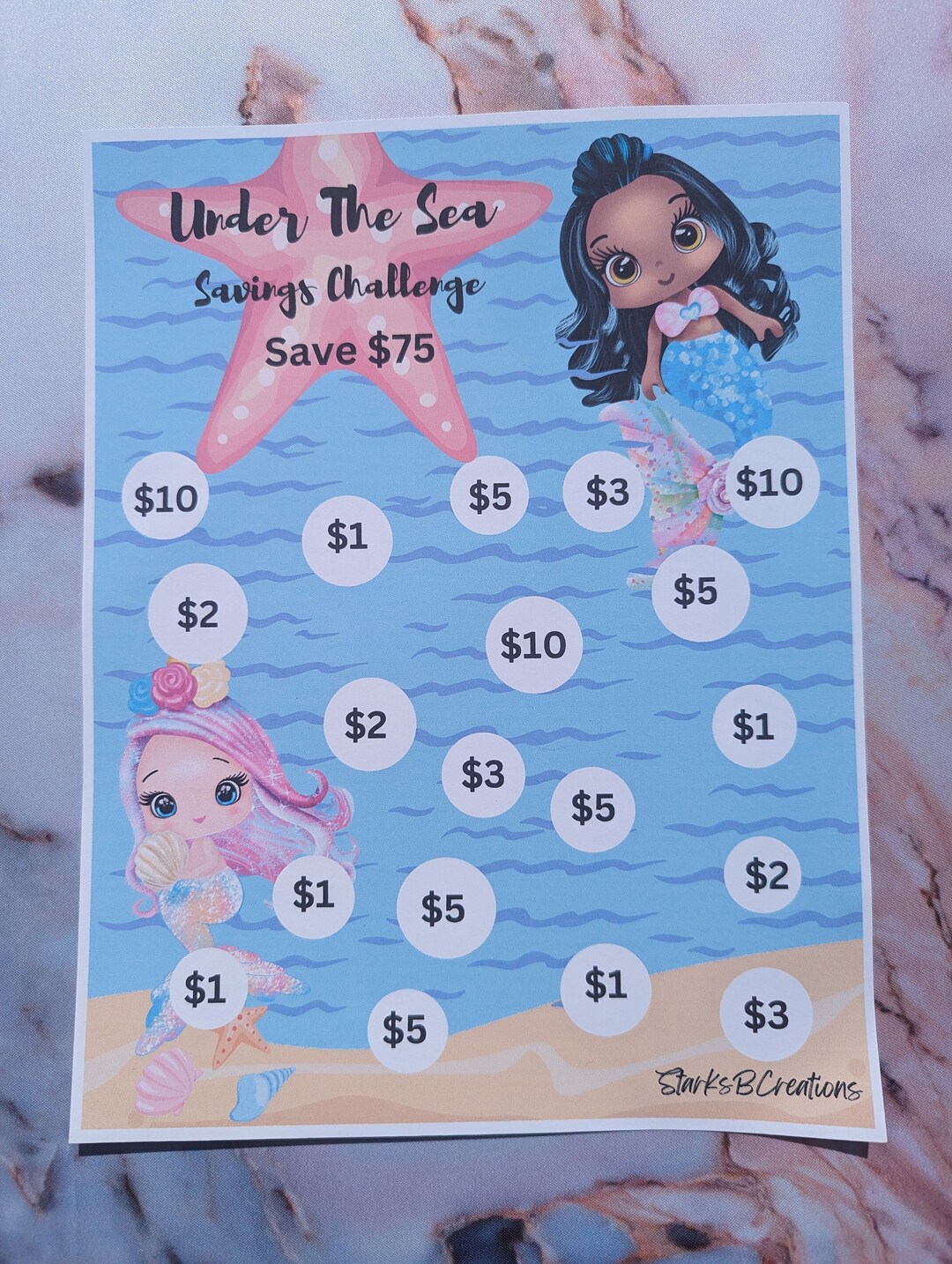 Under the Sea Savings Challenge - Etsy