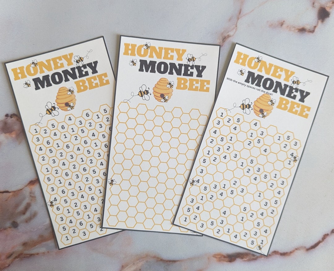 Honey Money Bee Savings Challenge - Etsy
