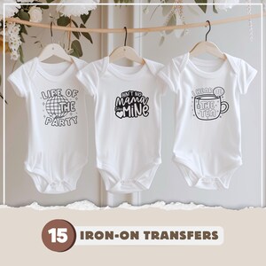 Color Your Own Baby Shower Iron-ons -- 15 Gender Neutral Baby Shower ...