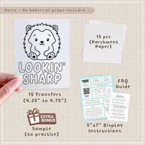 Color Your Own Baby Shower Iron-ons -- 15 Gender Neutral Baby Shower ...