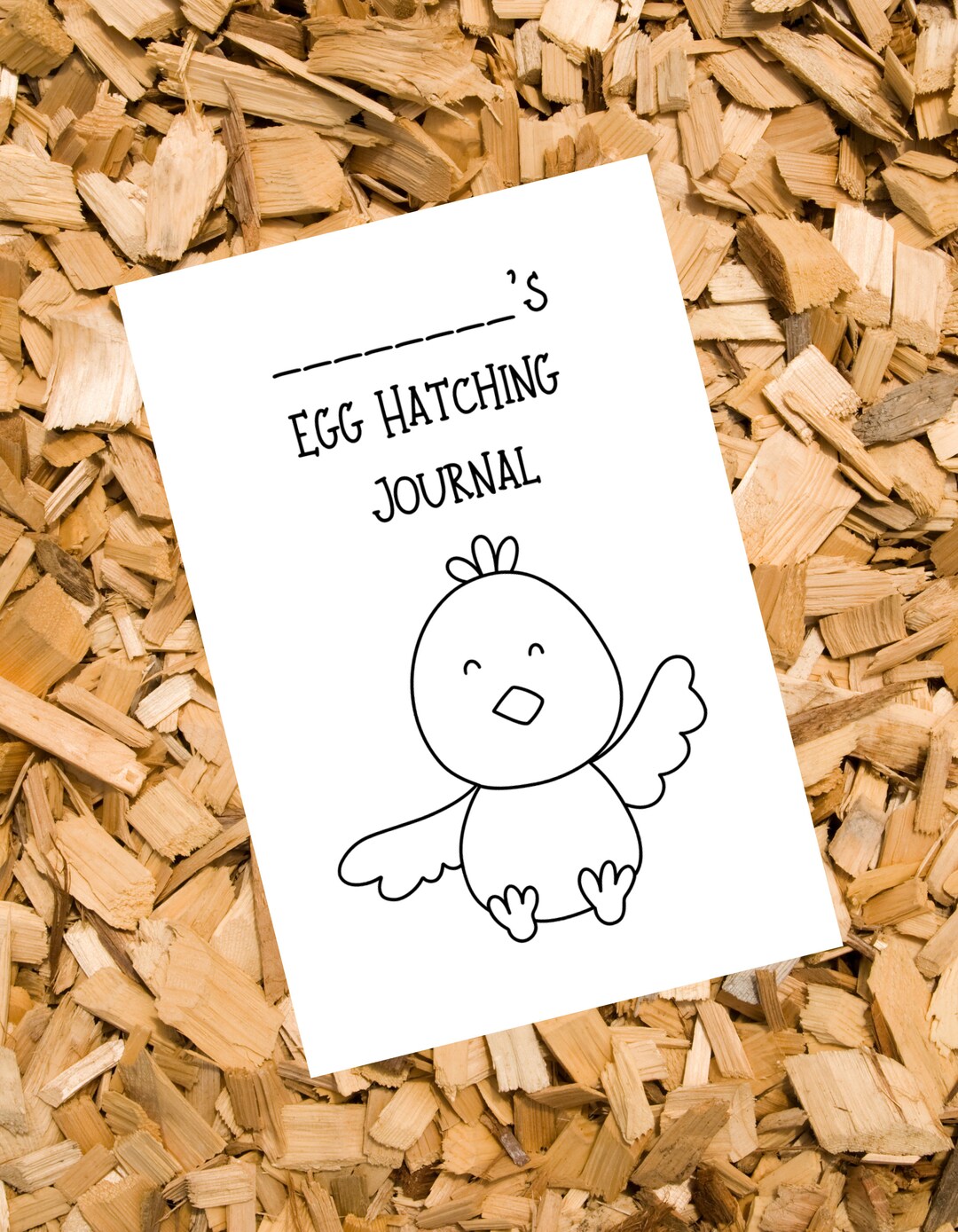 Chicken Egg Hatching Activity Journal for Kids - Etsy