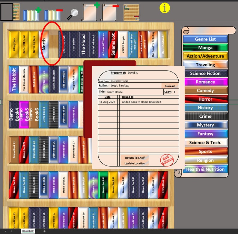 Infinite Virtual Bookshelf - Etsy