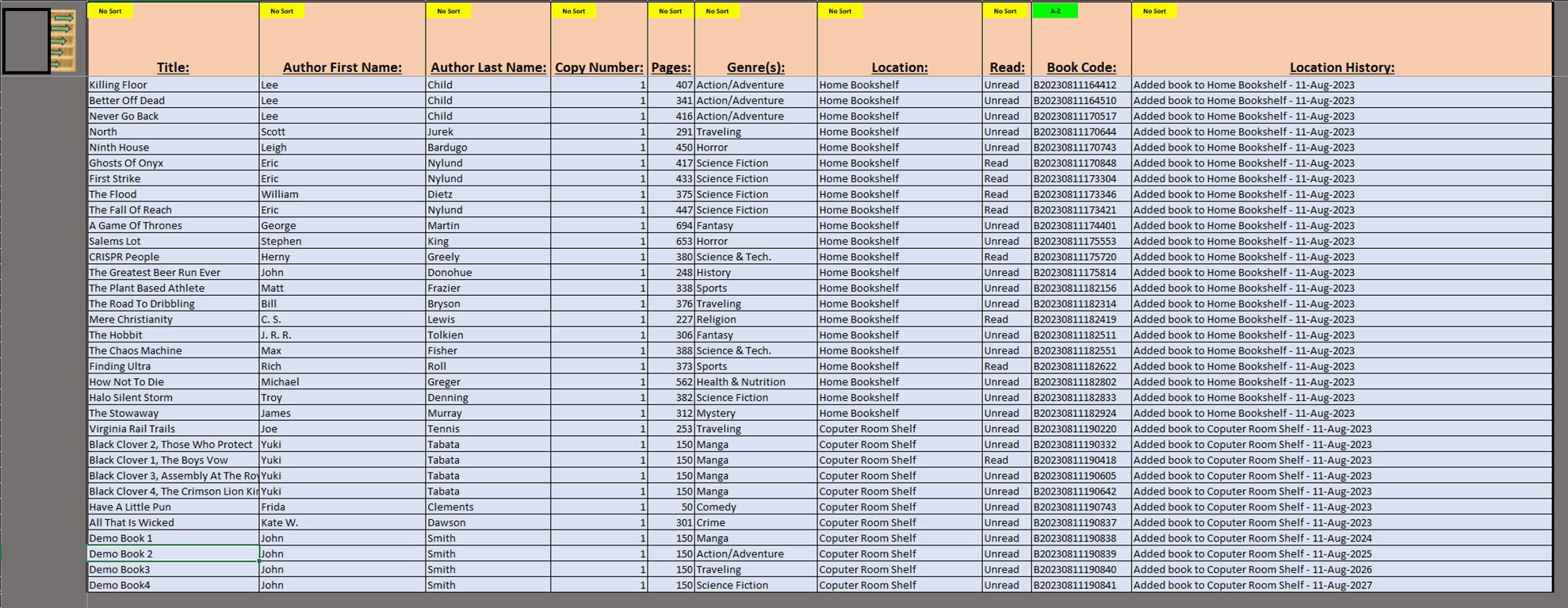 Infinite Virtual Bookshelf - Etsy