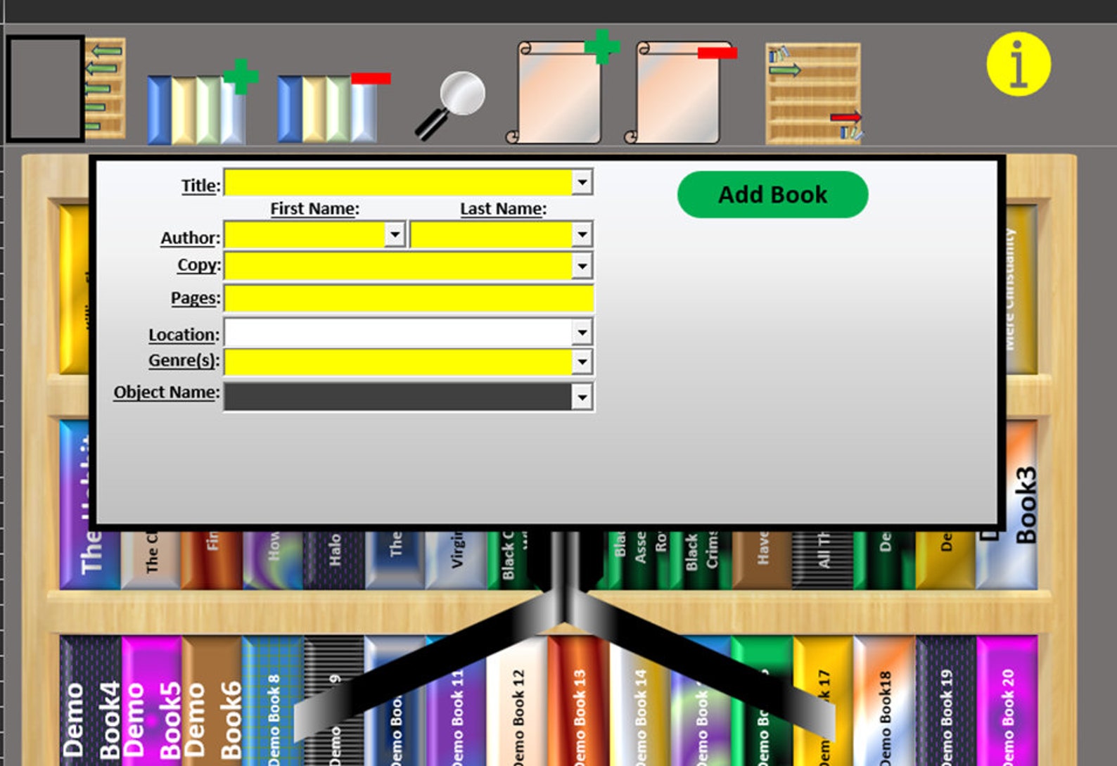 Infinite Virtual Bookshelf - Etsy