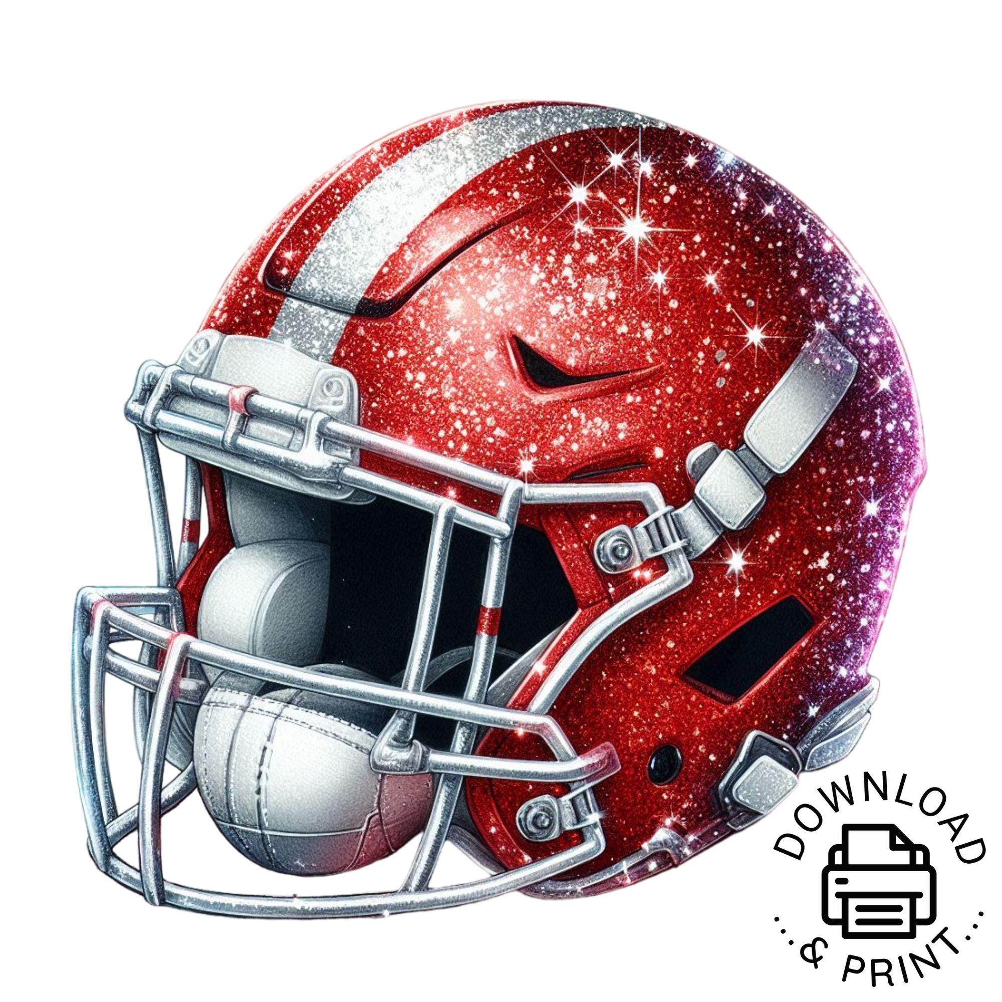 Red Football Helmet Png, Football Helmet Sublimation Designs, Football ...