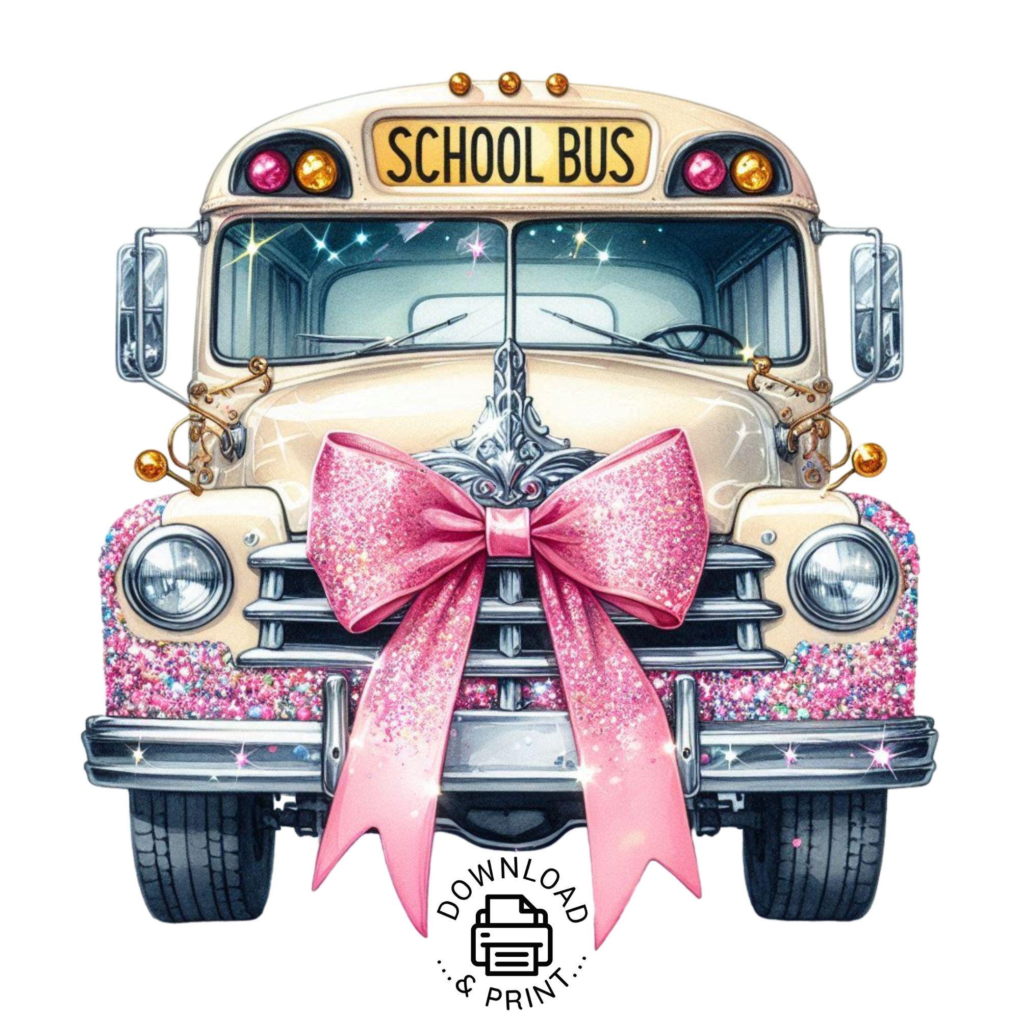 School Bus Clipart, Cute School Clipart PNG Transparent Background ...