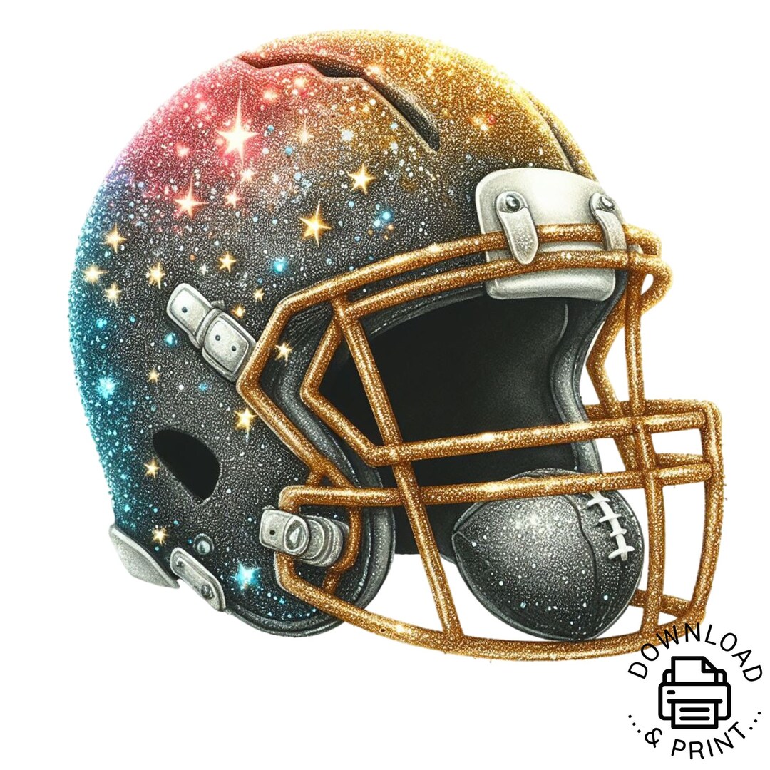 Glitter Football Helmet Png, Football Helmet Sublimation Designs ...