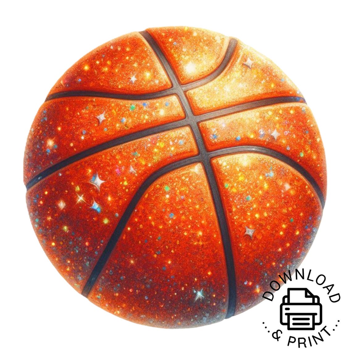 Basketball PNG Clipart, Sparkle Basketball PNG Clipart, Sparkly ...