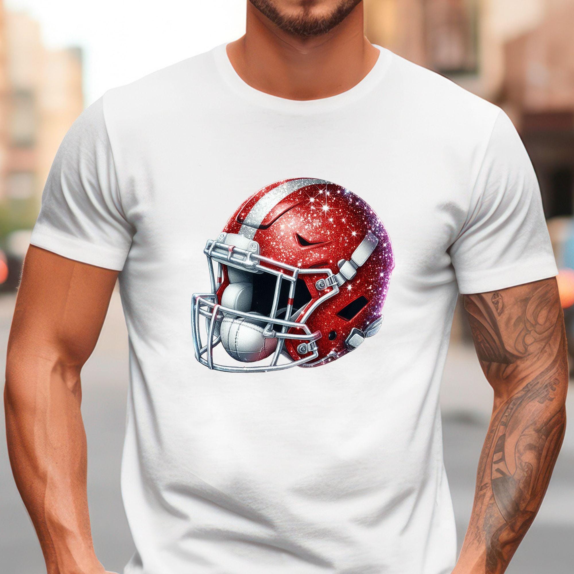 Red Football Helmet Sublimation Design (PNG Digital Download) - Etsy