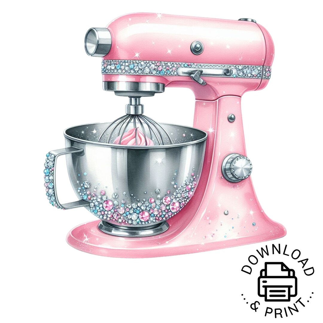 Pink Stand Mixer PNG Digital Download Stand Mixer Sublimation PNG Mixer ...