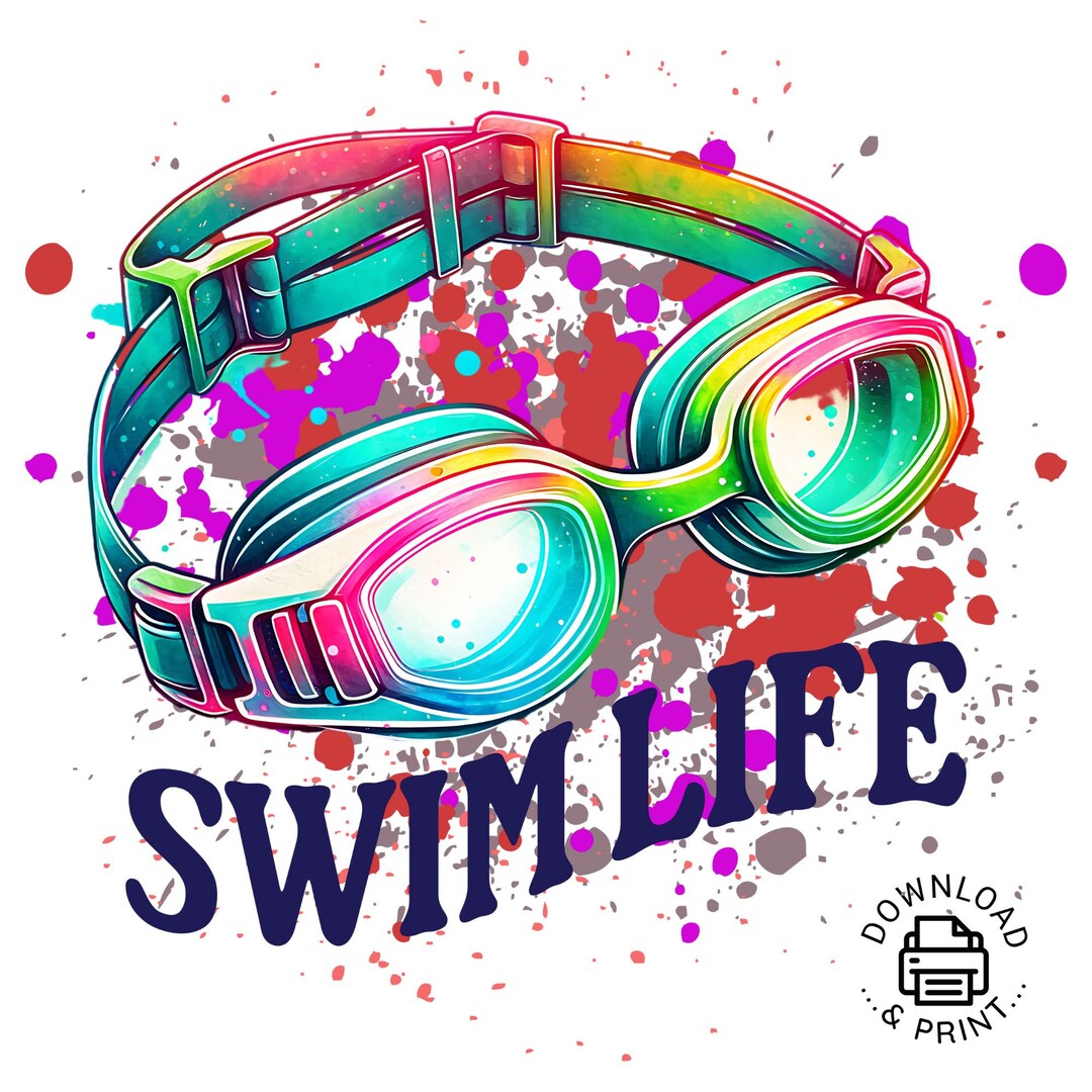 SWIM Life Swimmer Swimming Swim-mom Hand Drawn Digital Download ...