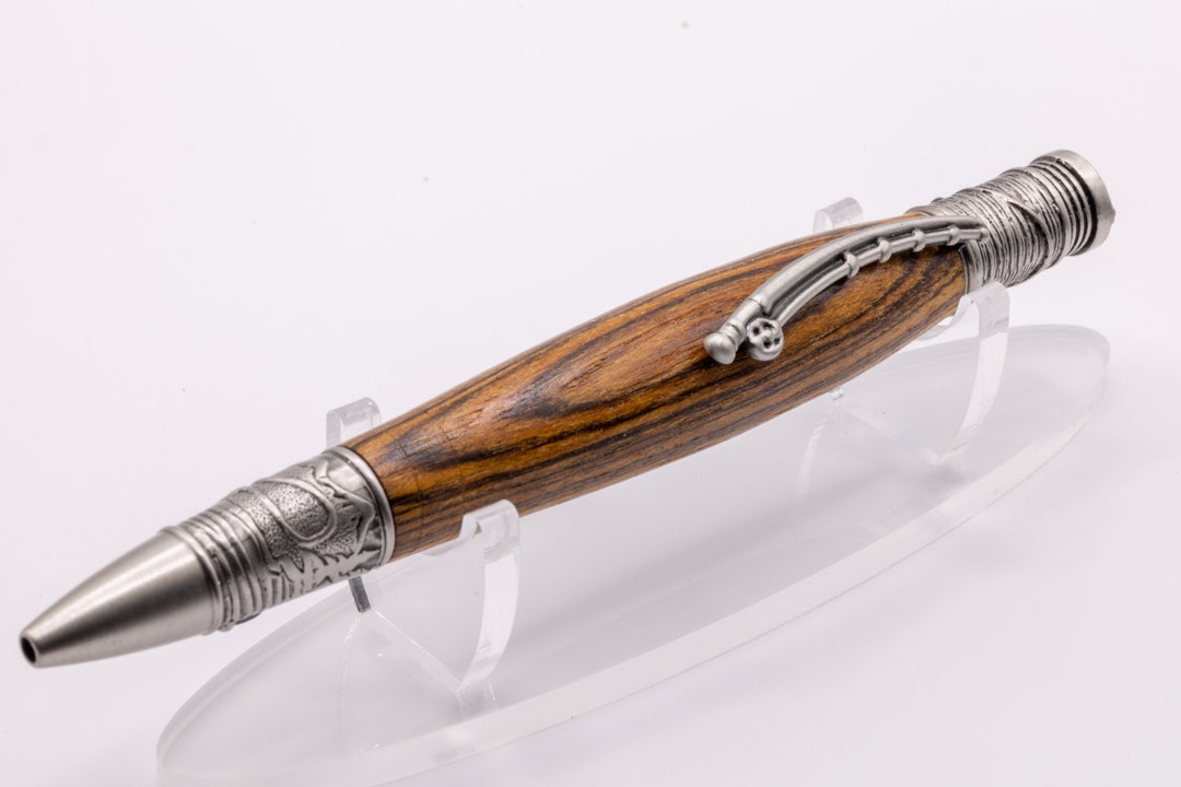 Exotic Wood Fly Fishing Themed Pen Vintage-inspired Handcrafted Writing ...