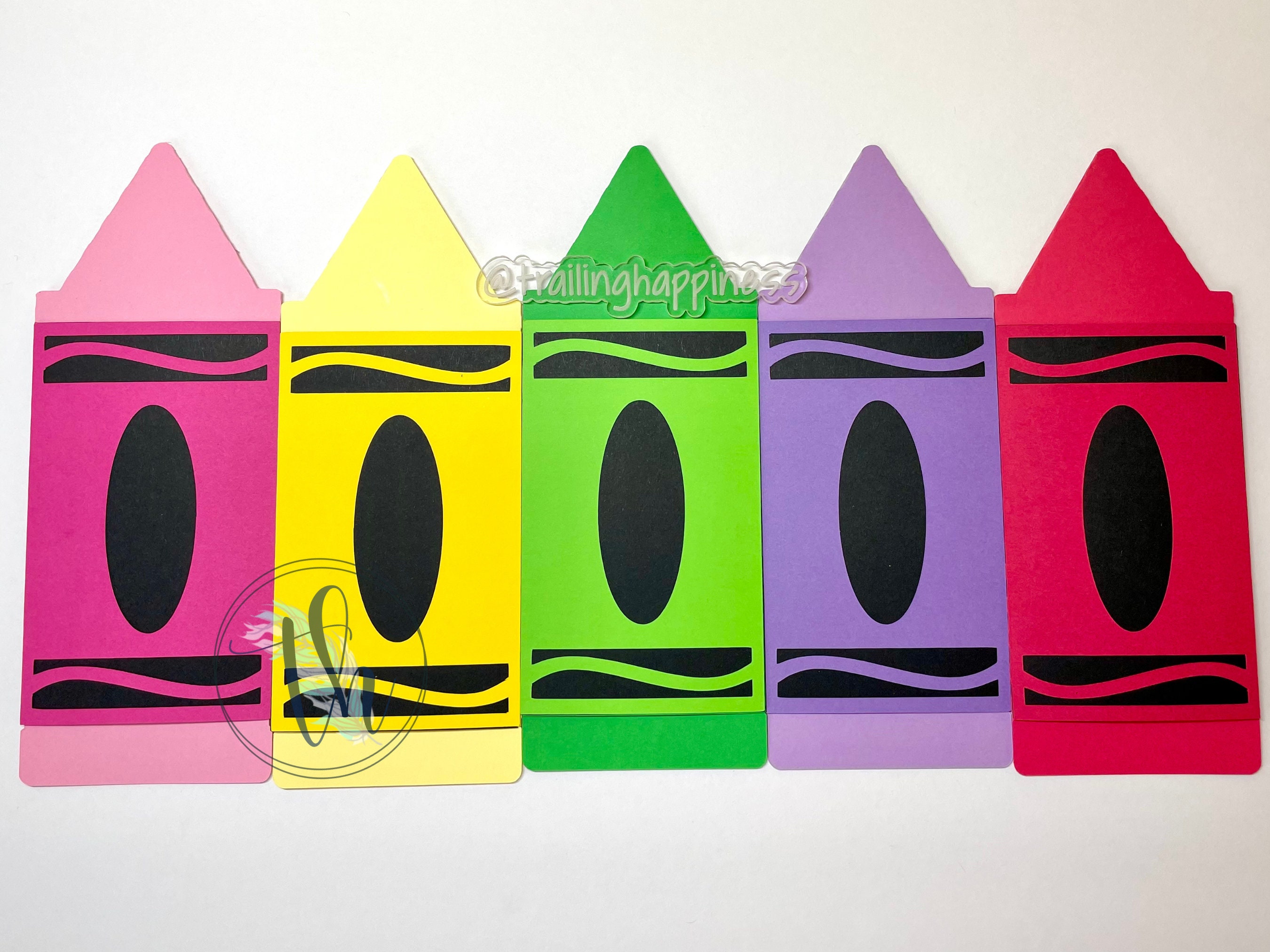 Crayon Gift Card Holder, Teacher Appreciation Gift Card Holder, Teacher ...