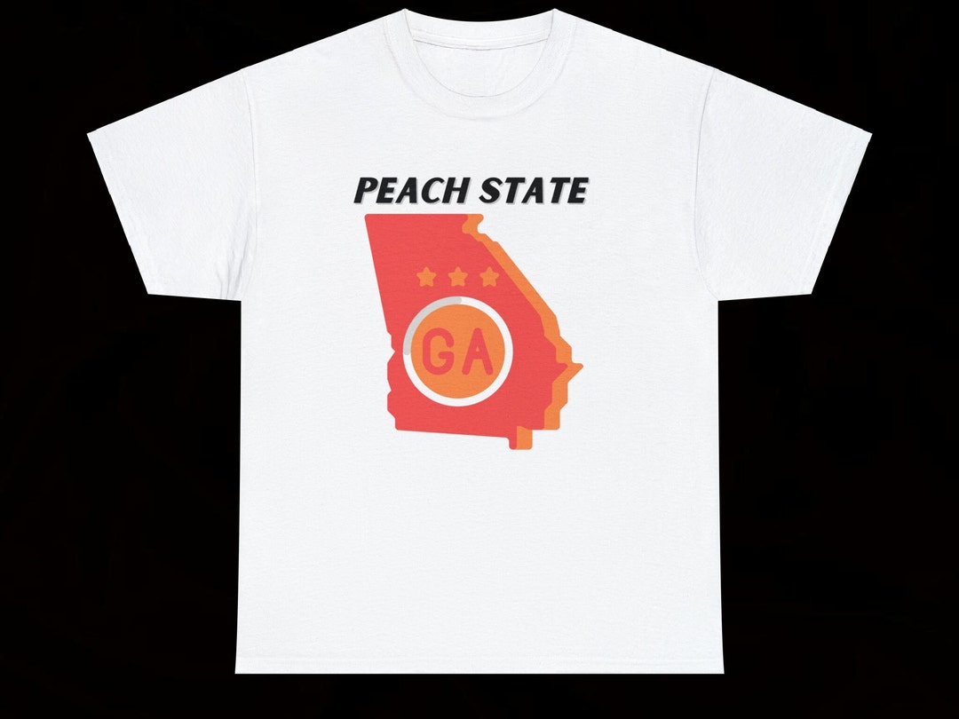 Georgia T-shirt, State Slogan, State Map, Geography Lover, Student ...