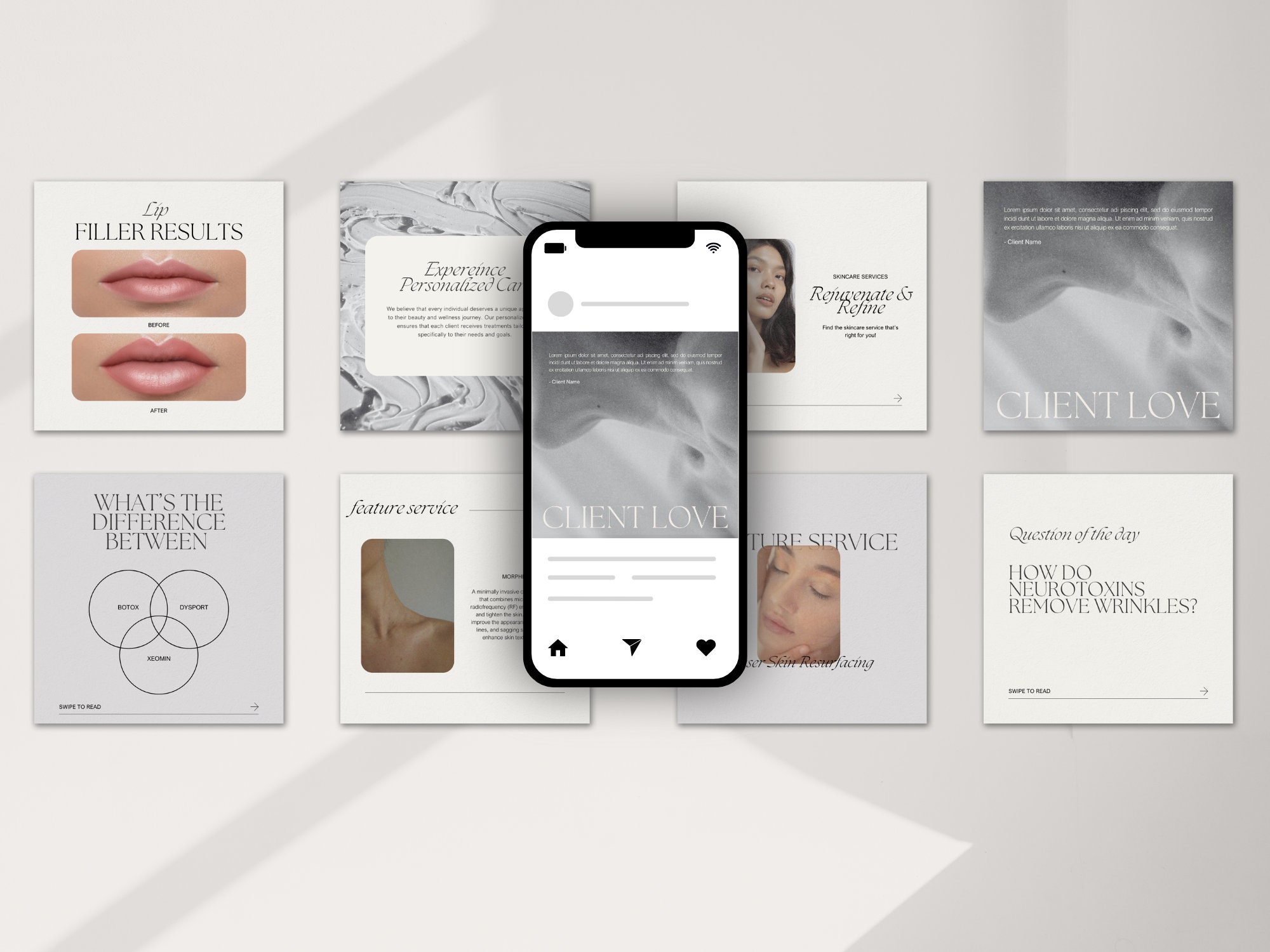 Med Aesthetics | Aesthetic Injector | Instagram Template | 57 Canva ...