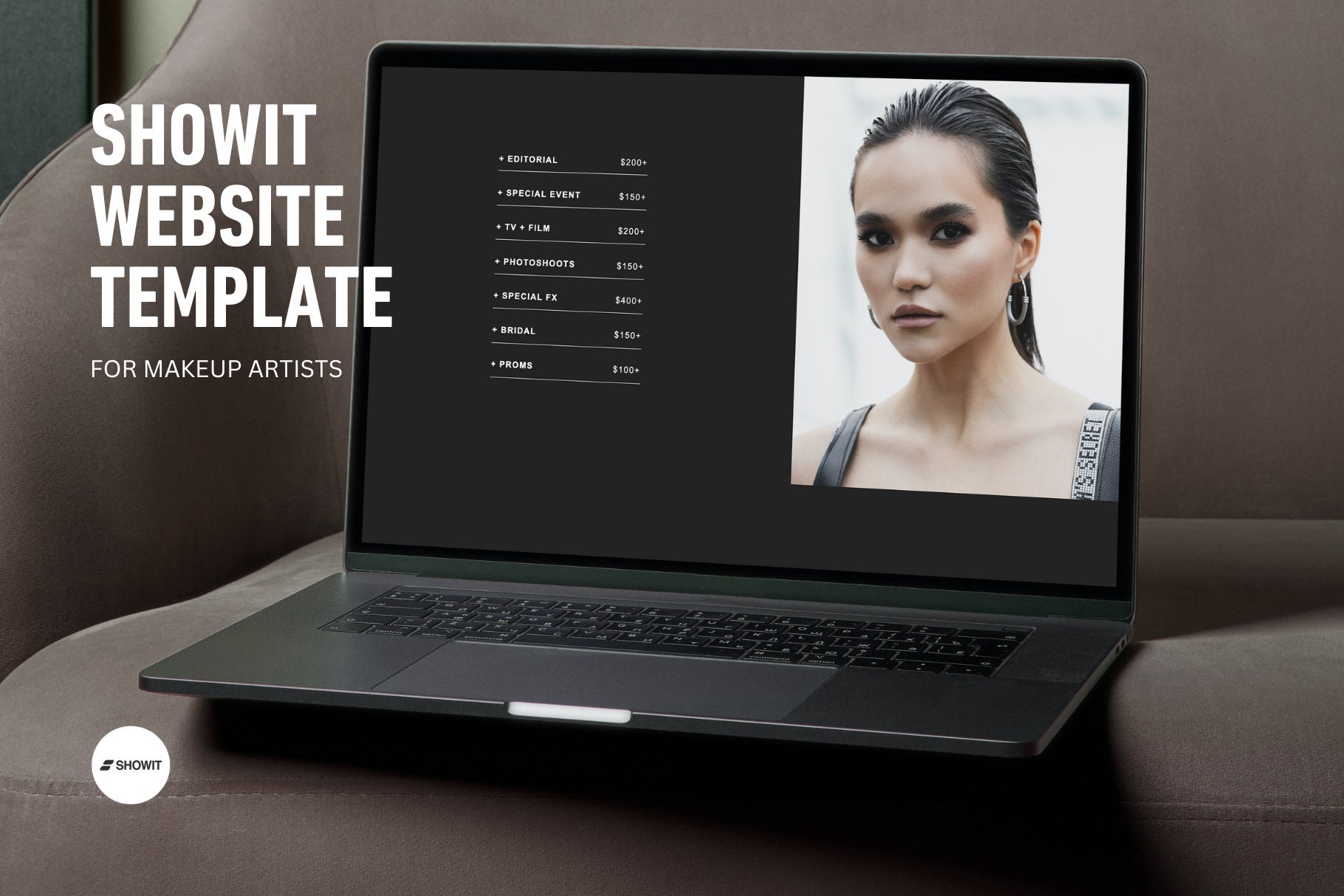 Showit Makeup Artist Website | Template for Small Business Owners ...